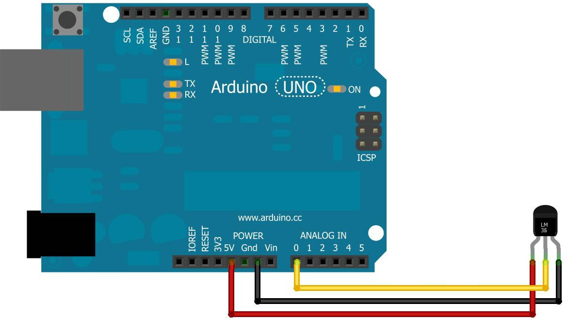 Capteur de température TMP36 - Boutique Semageek